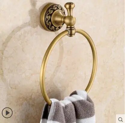 Комплект аксессуаров для ванной из меди JIE MO, towel ring