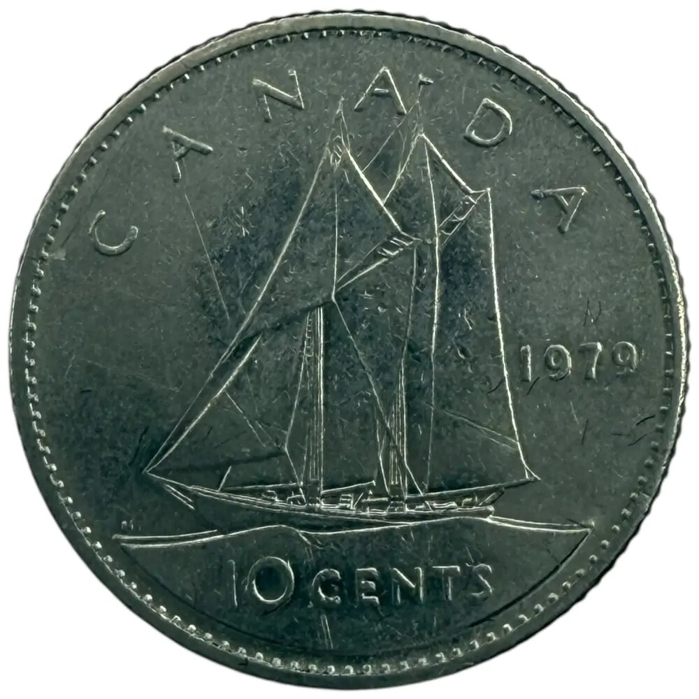 Канада 10 центов 1979 г.