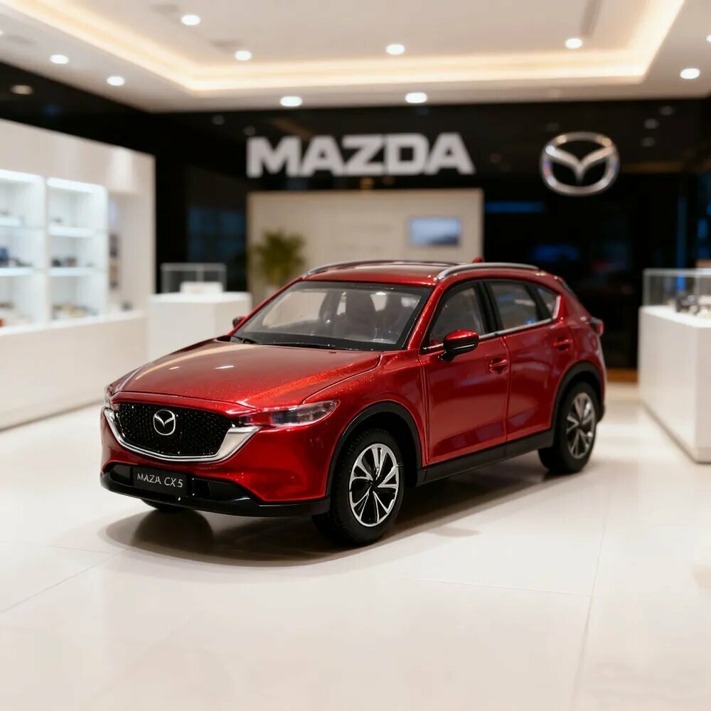 Миниатюрная модель автомобиля из литого металла Мазда CX5 модель автомобиля Игрушки 1:64 Mazda CX5