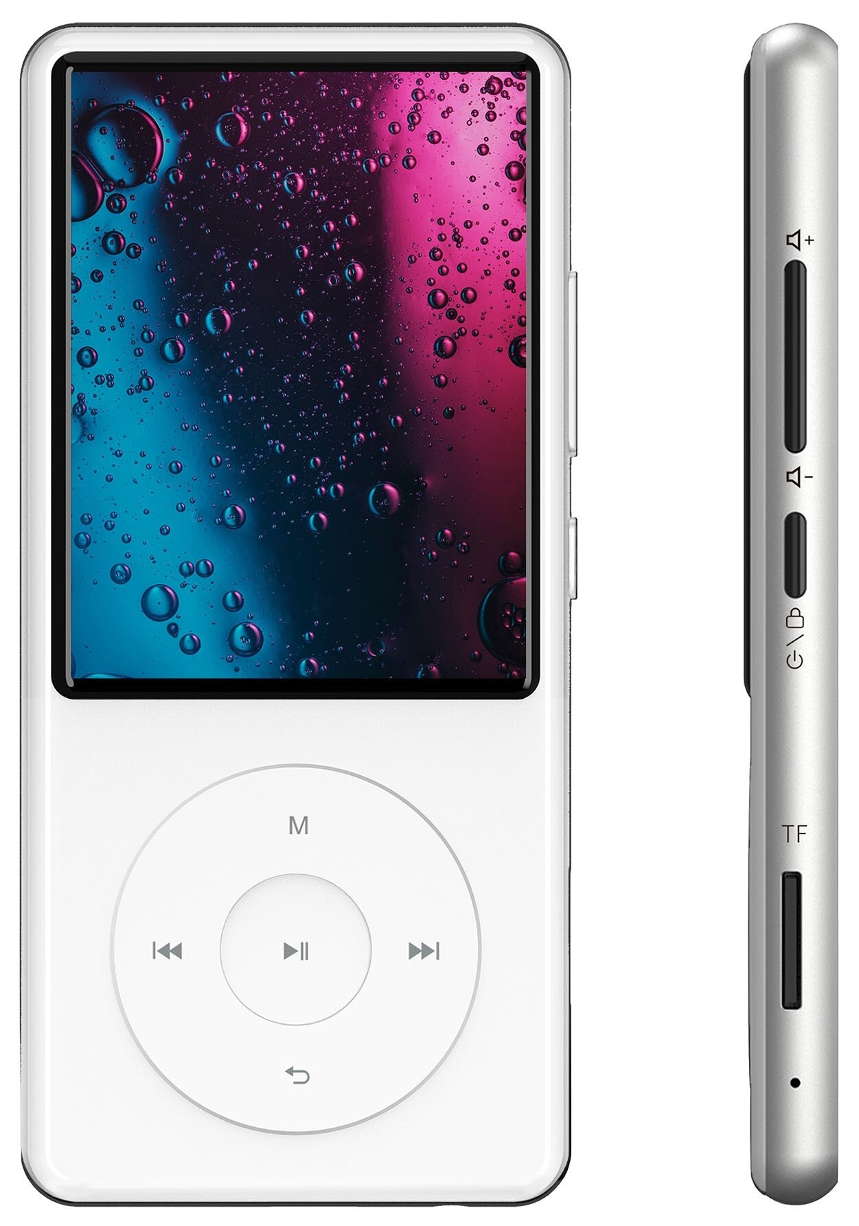 Плеер Hi-Fi Flash Digma M5 BT 16Gb белый/2.4"/FM/microSD/microSDHC/clip