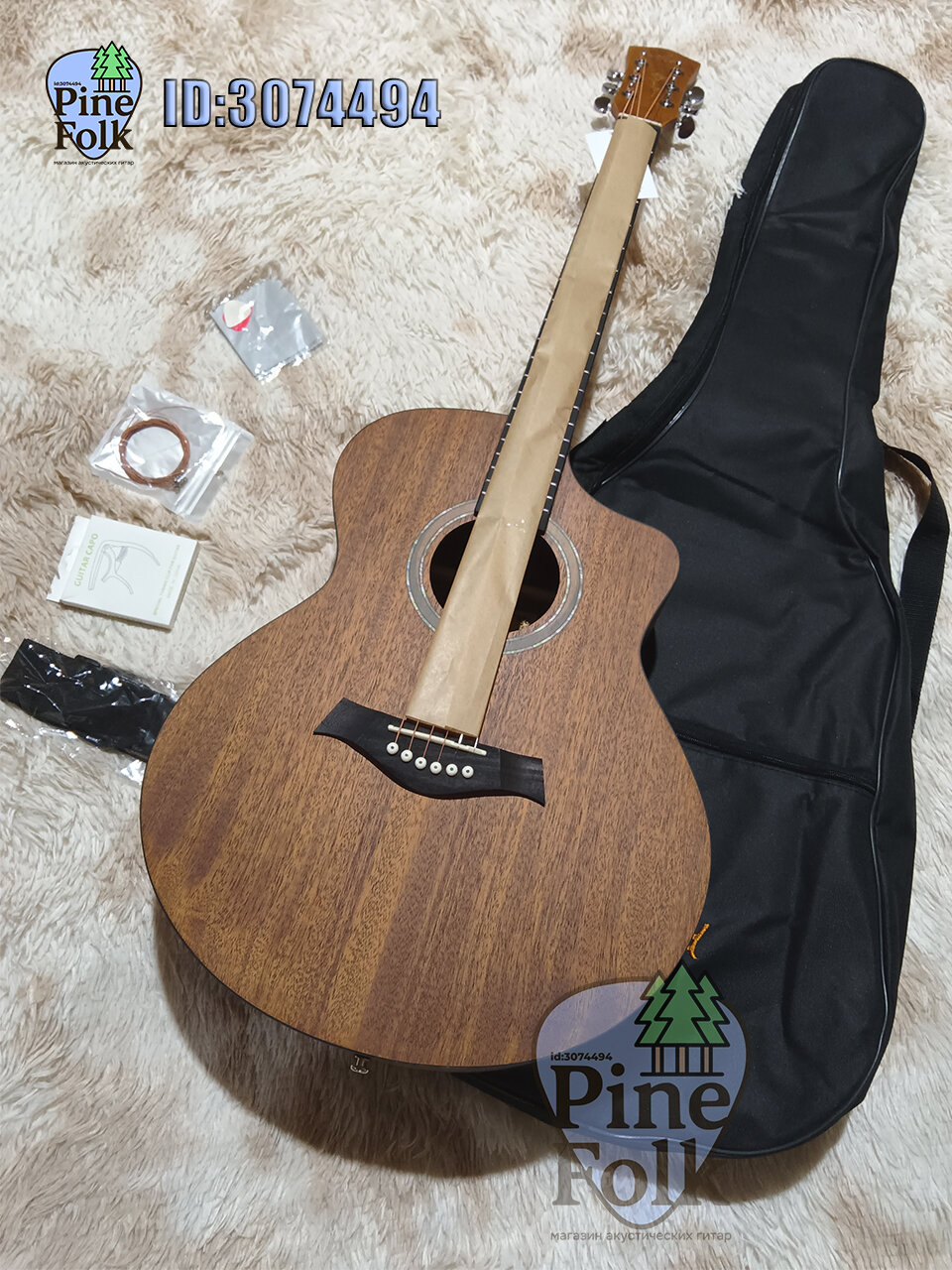 Акустическая гитара Guitarist Dark Wood , комплект