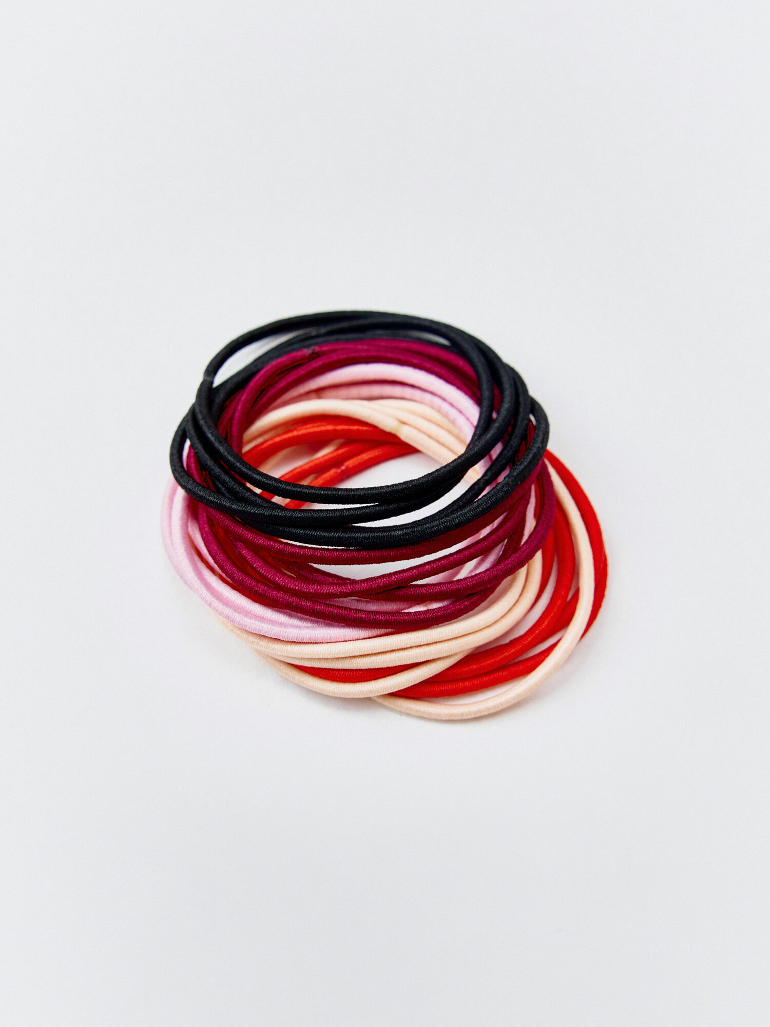 Набор резинок для волос Sela, текстиль, женский, разноцветный