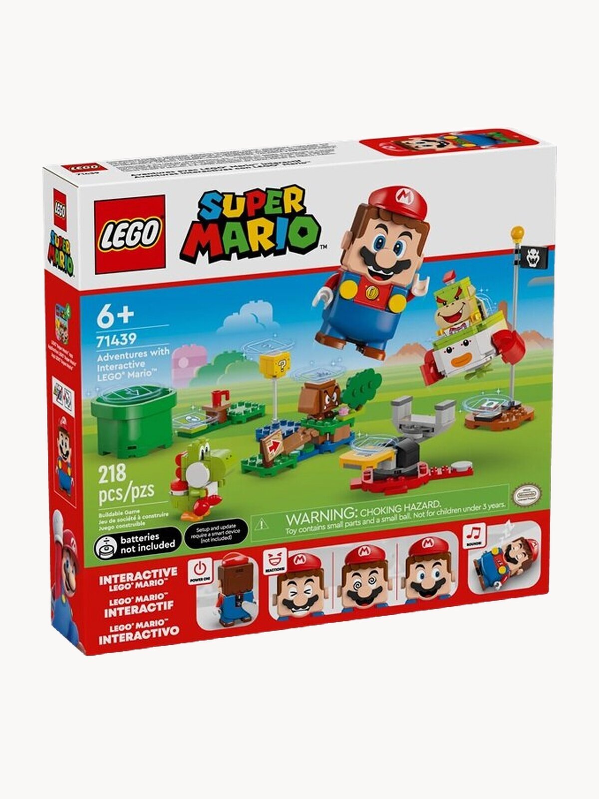 Конструктор LEGO Super Mario 71439 Приключения с интерактивным Марио, 218 дет.