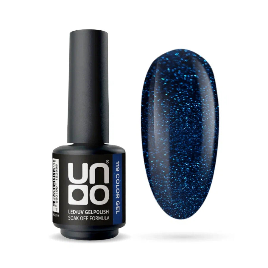 UNO, Гель-лак 119 Арабская ночь - Arabian Night, 8 г