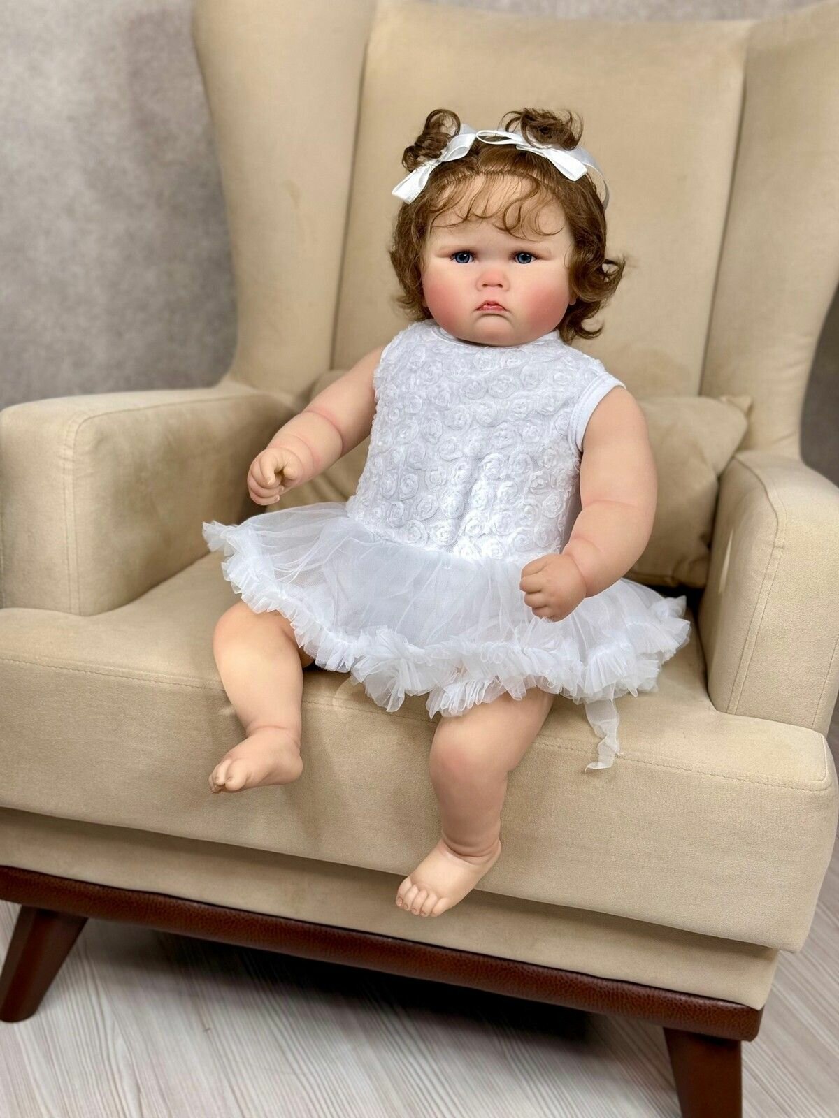 Кукла Реборн мягконабивная 60см (FA-961)