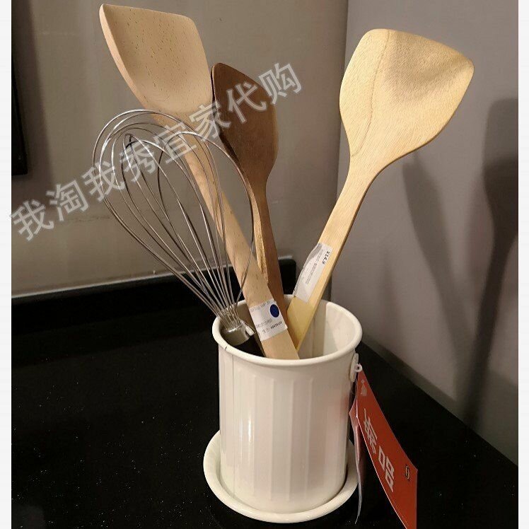 Агент по закупкам IKEA, подставка для столовых приборов Micro Lelovadarde, бежевая, с электропокрытием, высота 13cm см, кухонная стойка для хранения 1040