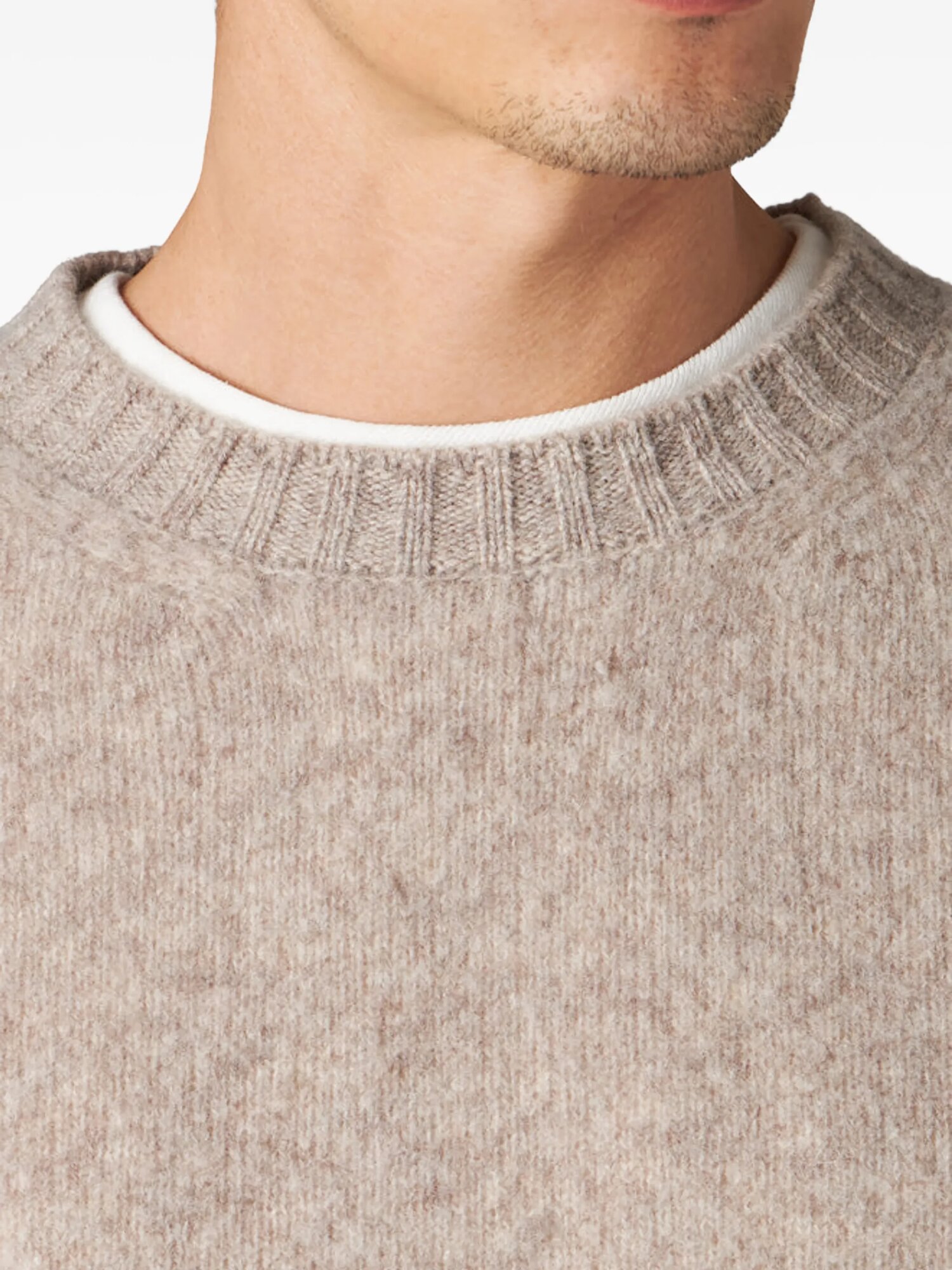 Свитер FORTELA Ribbed crew neck sweater, размер 54, , разноцветный — фото 1