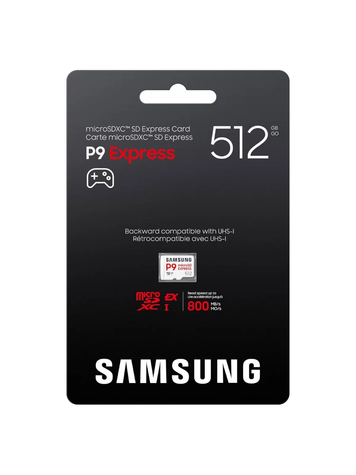 Карта памяти Samsung P9 Express 512gb microSD для Nintendo Switch 2 / 800 MB/s / MB MK512T