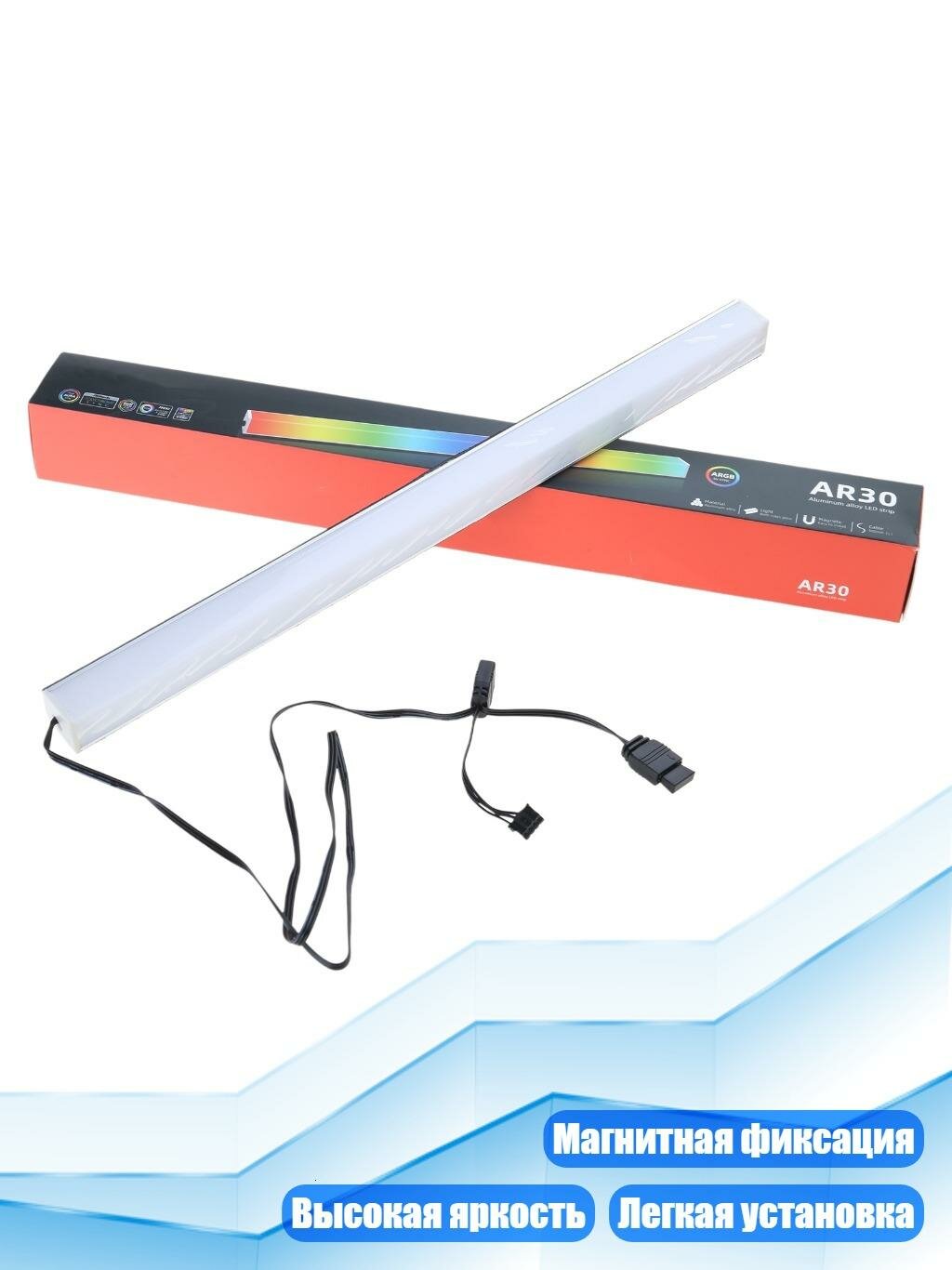 Светодиодная лента Coolmoon 5 В с магнитным креплением и RGB-подсветкой, Маленький 4pin и 5V 3pin