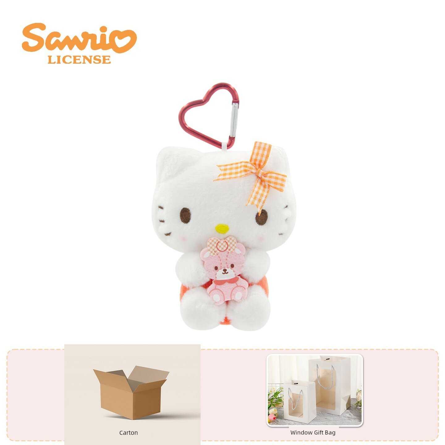 12 см кулона Hello Kitty - Официальная коллекция Sanrio, подарок в подарочной упаковке для особых случаев