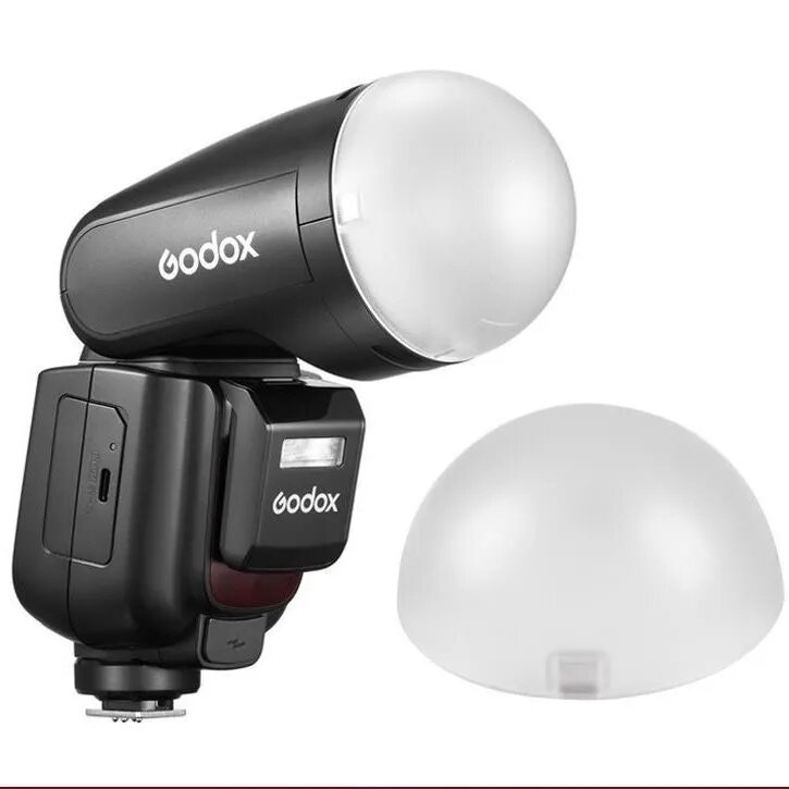 Купольный диффузор, совместимый с H200R AK-R11, круглая вспышка Godox V1 Flash Series V1-S V1-N V1-C Pro AD200