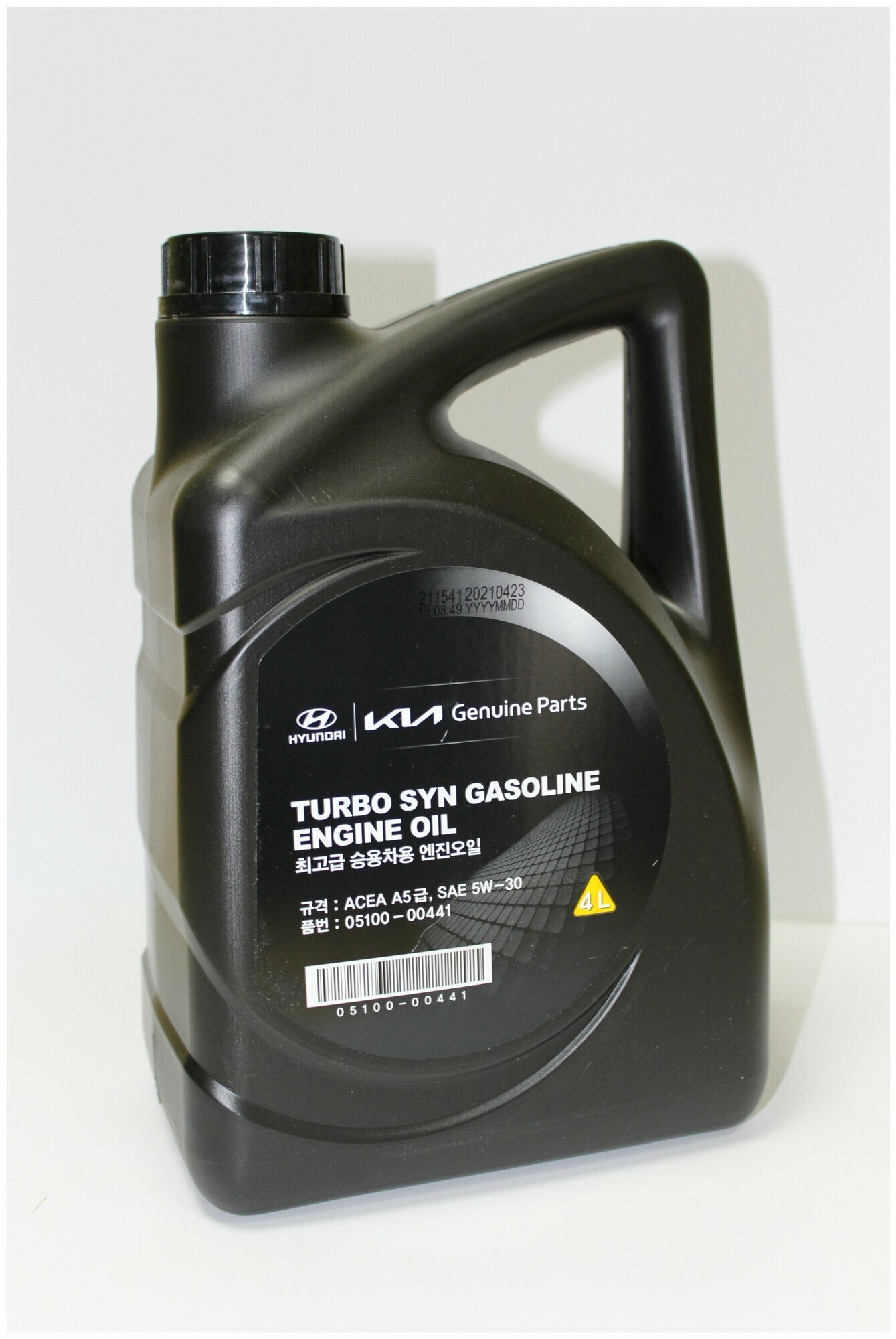 Масло моторное Hyundai/Kia Turbo SYN A5 5W30 синтетическое 4 л 05100-00441