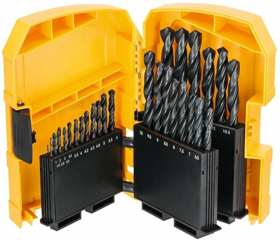 Набор сверл по металлу DeWalt HSS-R 1-13мм 29шт DT5930-QZ