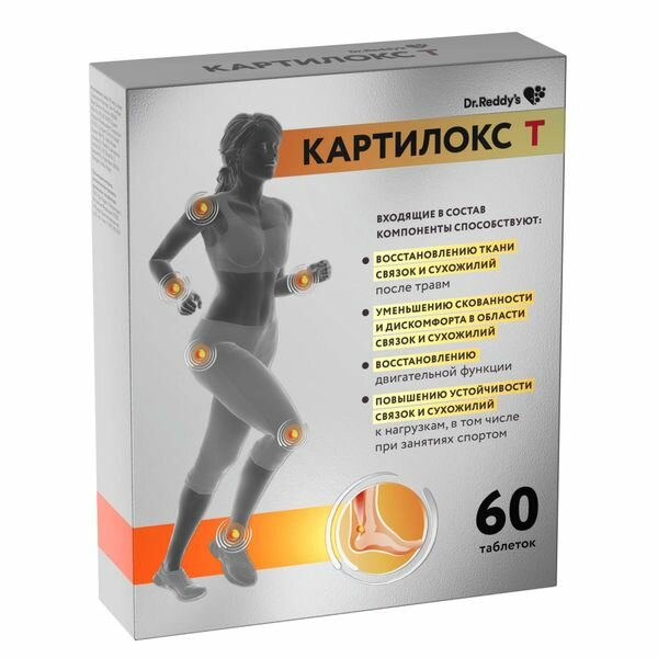 Картилокс Т таблетки п/о 980г 60шт