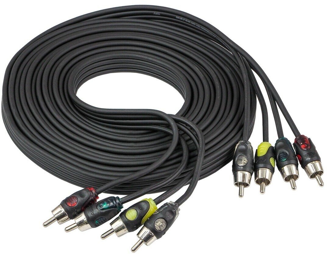 Межблочный кабель AURA RCA-B254 5метров 4 канала