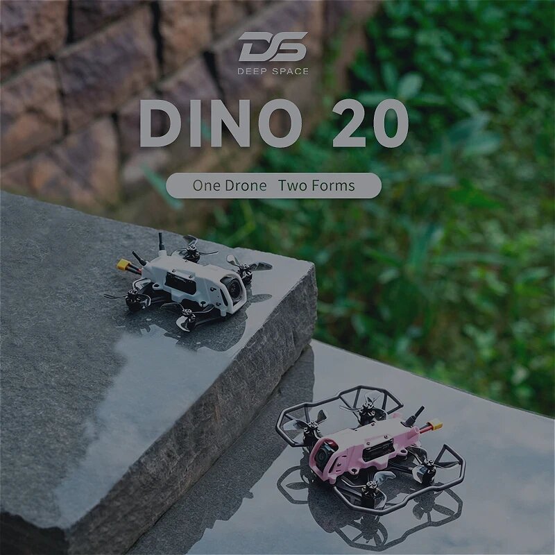 DeepSpace DINO 20 2-дюймовый дисплей NO VTX ELRS 2.4G