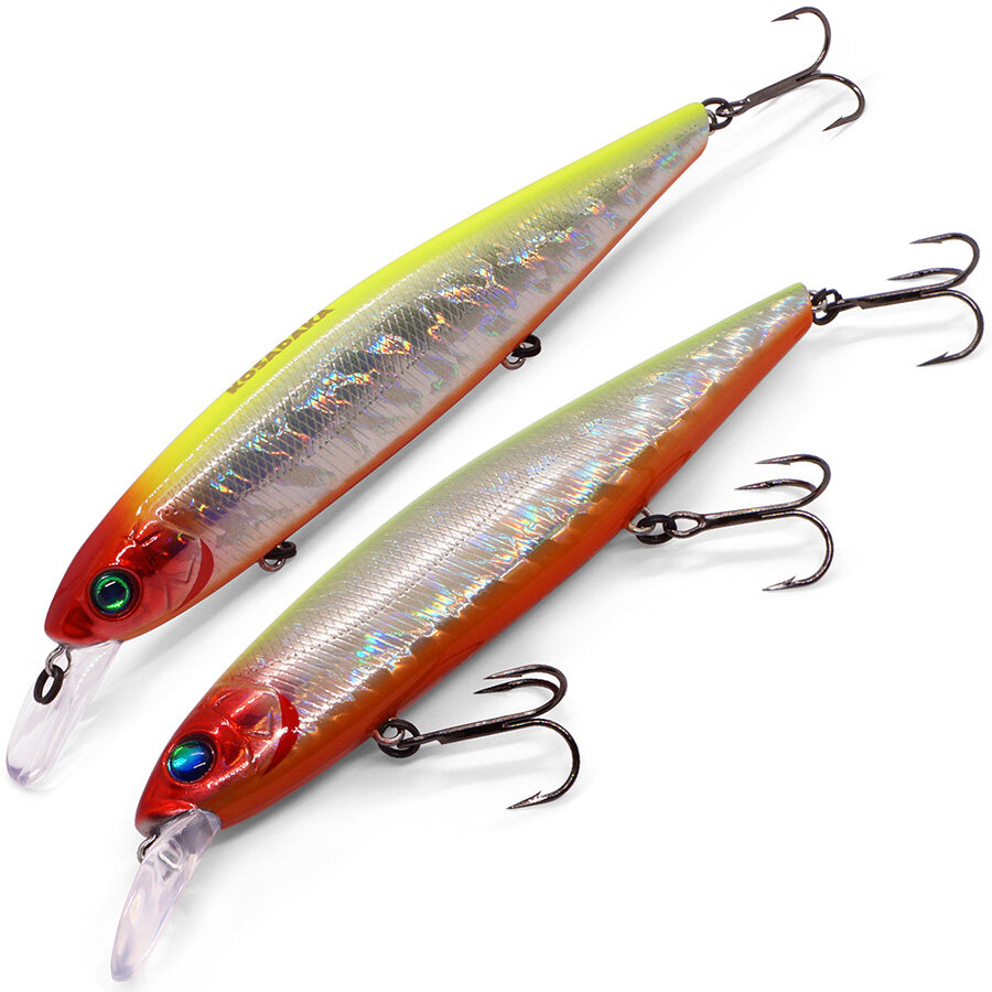 Воблер Kosadaka Balisong XS 130SP суспенд, 130мм, 23г, 1.2-2.2м; LME