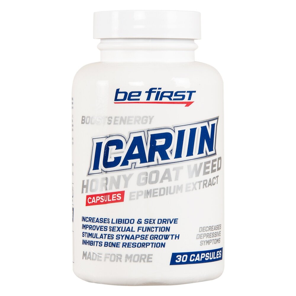 Be First Icariin, 30 капсул