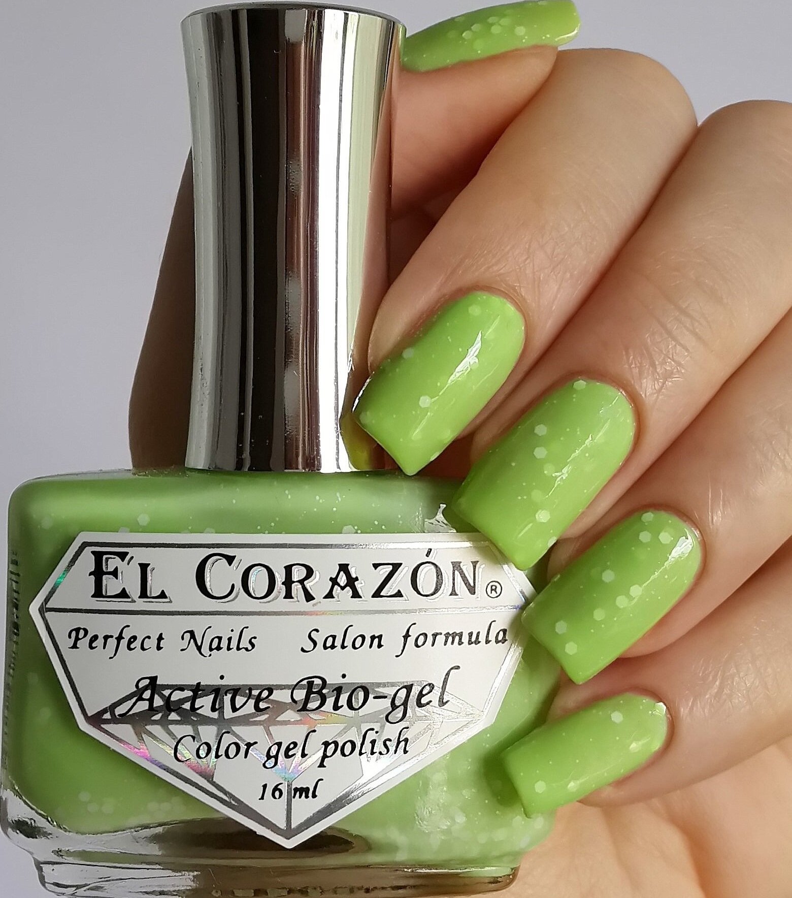 El Corazon лечебный лак для ногтей Активный Био-гель №423/203 Fashion girl 16 мл