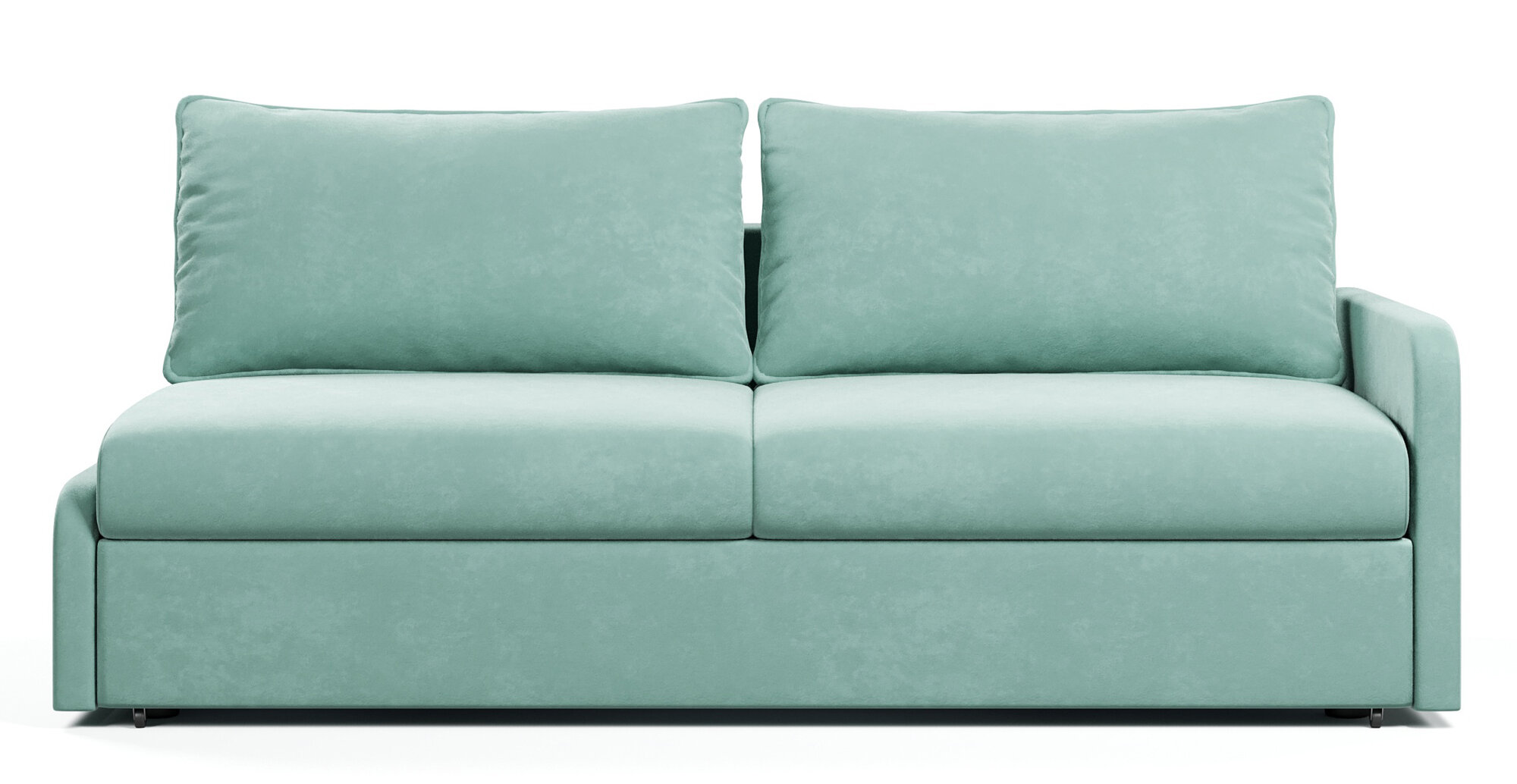 Диван-кровать Нильс, 205х90х85 см, механизм Еврокнижка, прямой диван раскладной маленький, с ящиком для белья