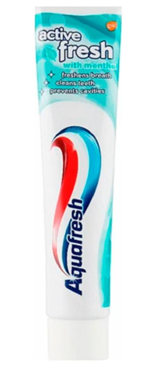 Зубная паста Aquafresh Заряд Свежести, 125 мл