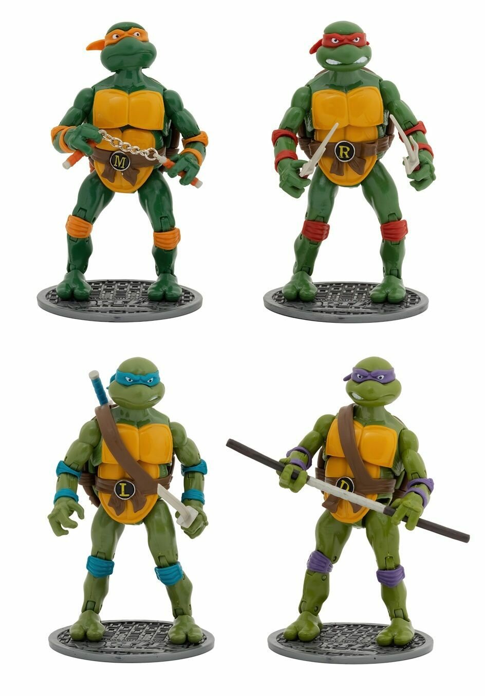 Набор фигурок игрушек Черепашки Ниндзя 4шт (16 см) от магазина PopCultura.Store