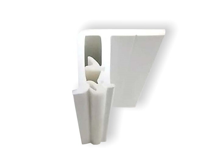 Профиль прищепка потолочная Йошка белая 2м (2шт по 1м)