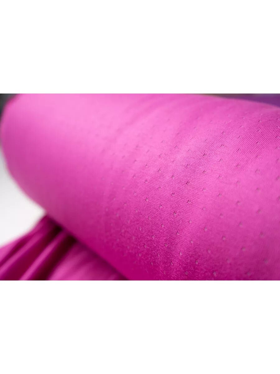 Трикотаж перфорированный фуксия розовая