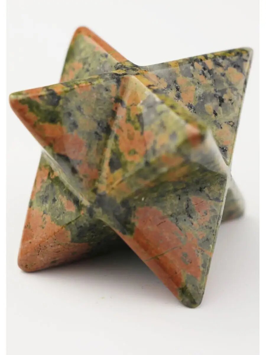 Меркаба из натурального камня Унакит