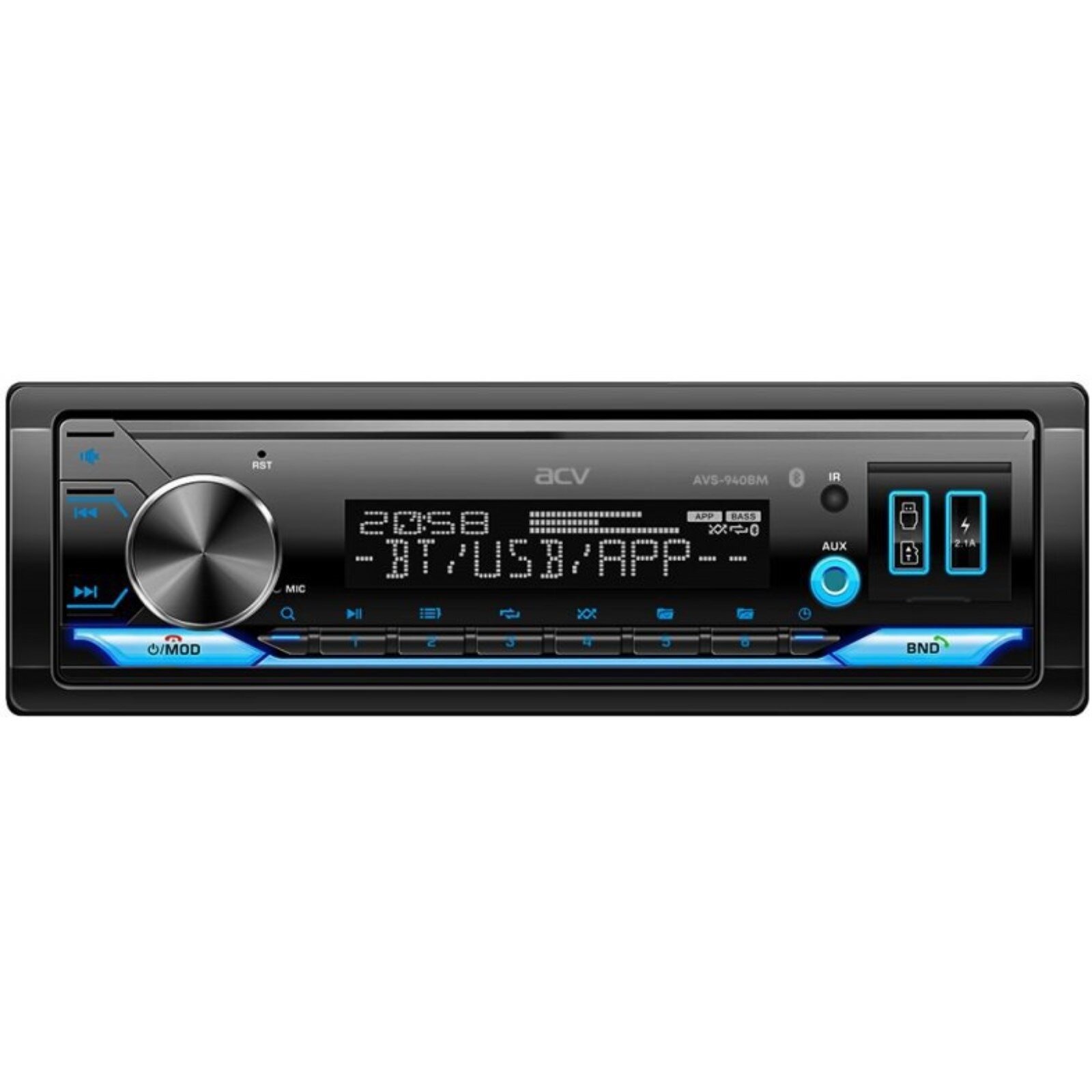 Автомагнитола ACV MP3/WMA AVS-940BM мультицвет
