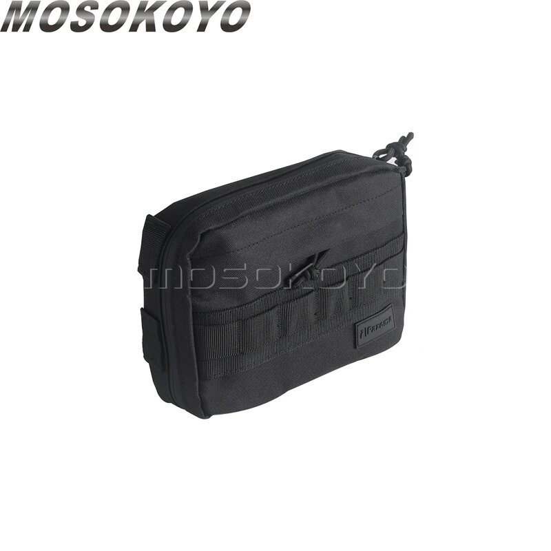 Сумка для инструментов Harley Sportster XL 1200 883 Touring Dyna FXDB CVO Softail, сумка на передний руль, сумка для хранения, ручка для путешествий, сумка для бара и клуба Black