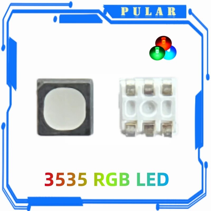 100 шт. RGB светодиоды SAMIORE ROBOT 3528 5050 1206 0402 0603 3535 3535 RGB LED