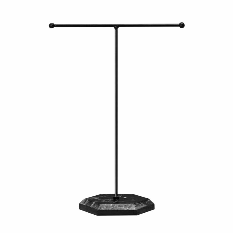 Все черные T-Shape ювелирные изделия стенд