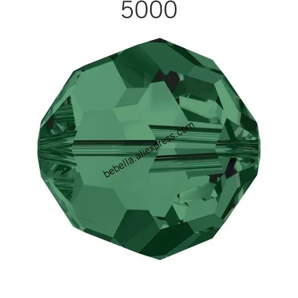 Бусина Swarovski Emerald 205, зеленый, 1 шт.