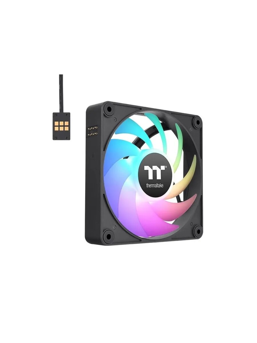Кулер Thermaltake CT140 EX Sync ARGB черный 4-pin 30.7dB Ret