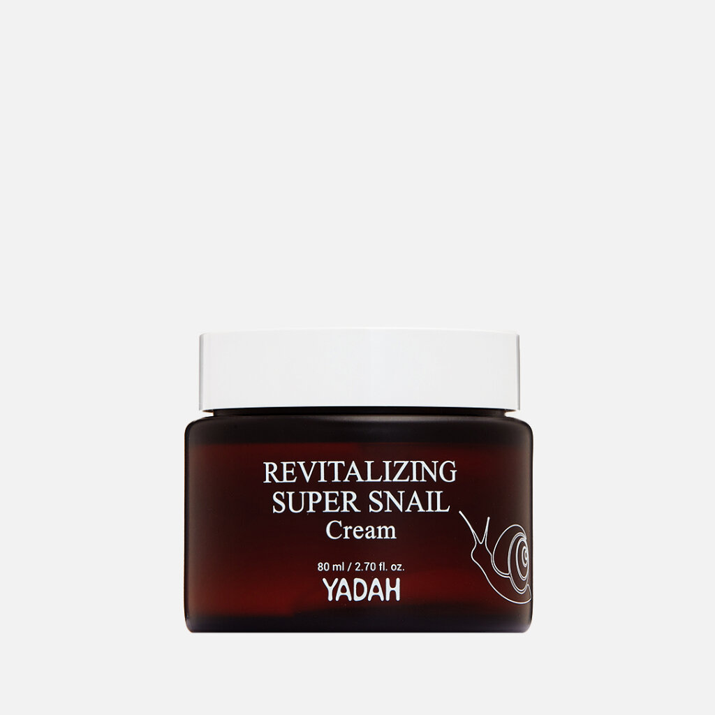 Восстанавливающий крем для лица с муцином улитки YADAH "REVITALIZING SUPER SNAIL Cream"