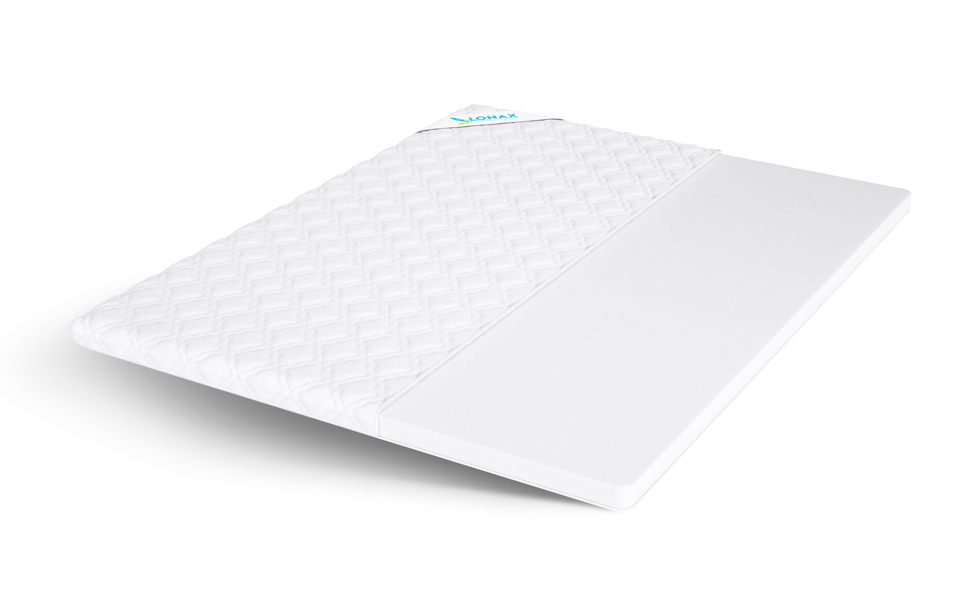 Матрас Lonax Strutto 6 120х195 серии Топпер высота 6 см анатомический средней жесткости Беспружинный