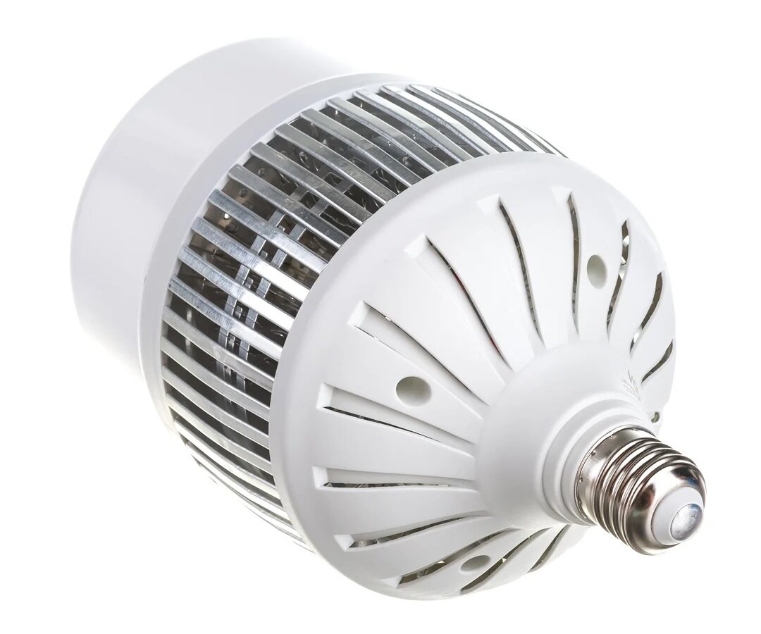 Volpe Лампочка светодиодная M80 4000k E27 80w(выдает 650) матовая нейтральный белый (Переходник на E40 в комплекте!)