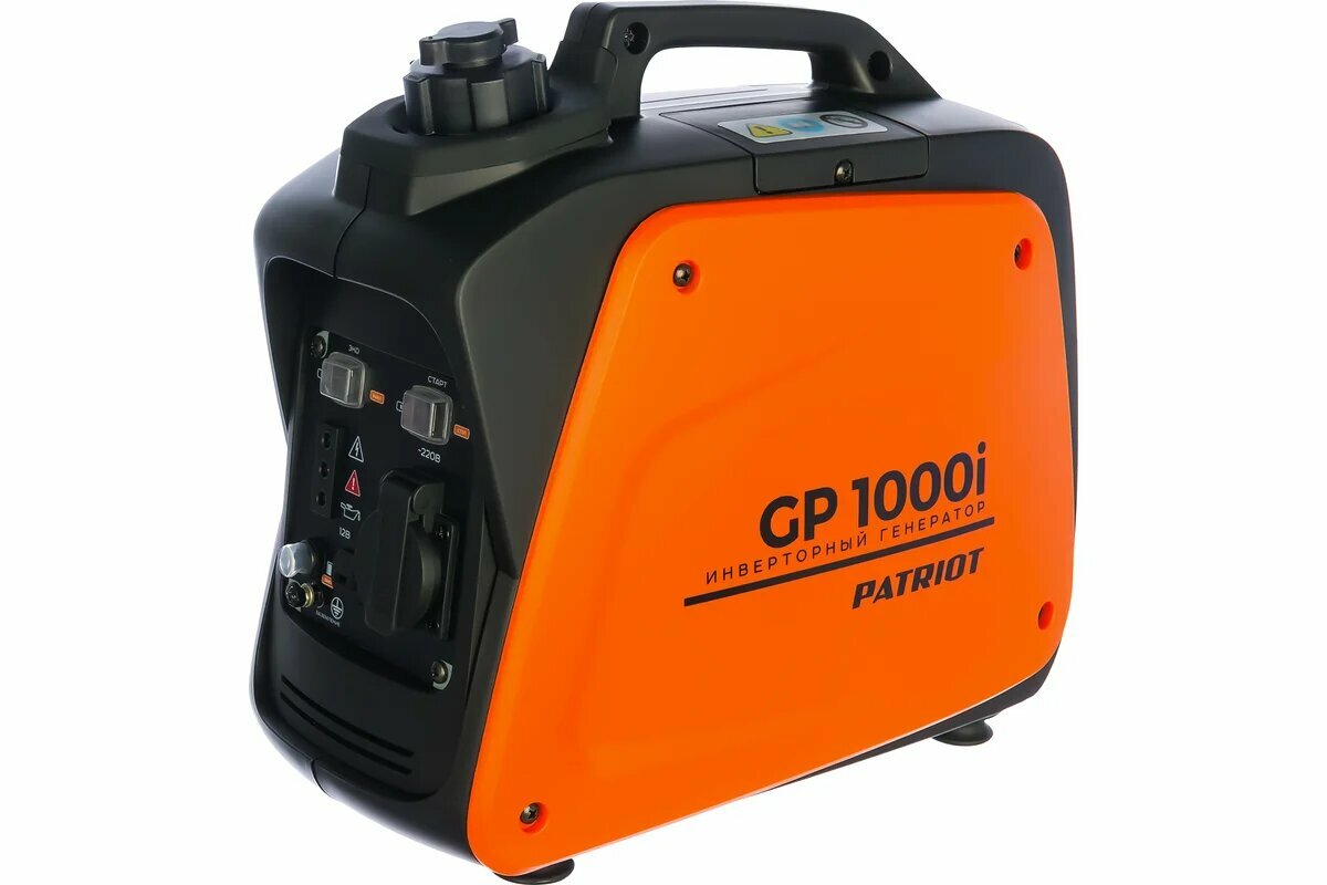 Генератор инверторный PATRIOT 1000i (474101025), 1 розетка, 900Вт