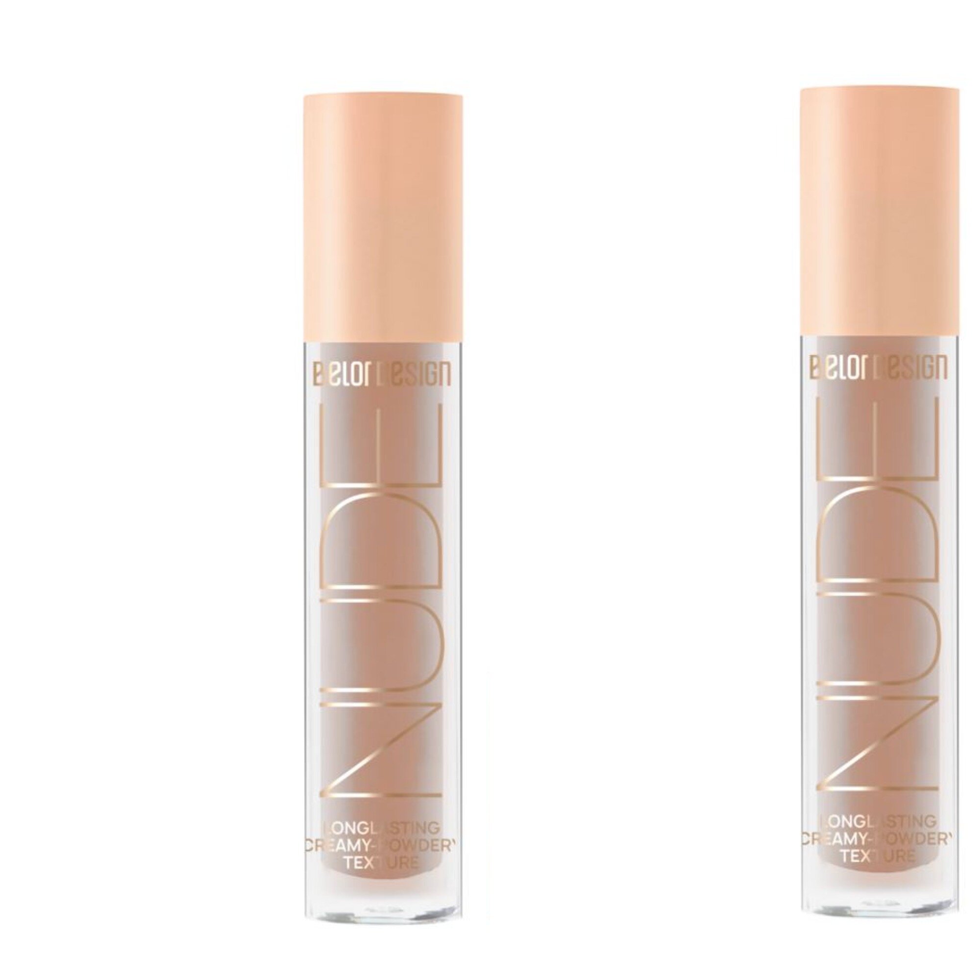 Тени для век BelorDesign, жидкие, матовые, Nude Harmony, тон 10 Корица, 10 г, 2 шт