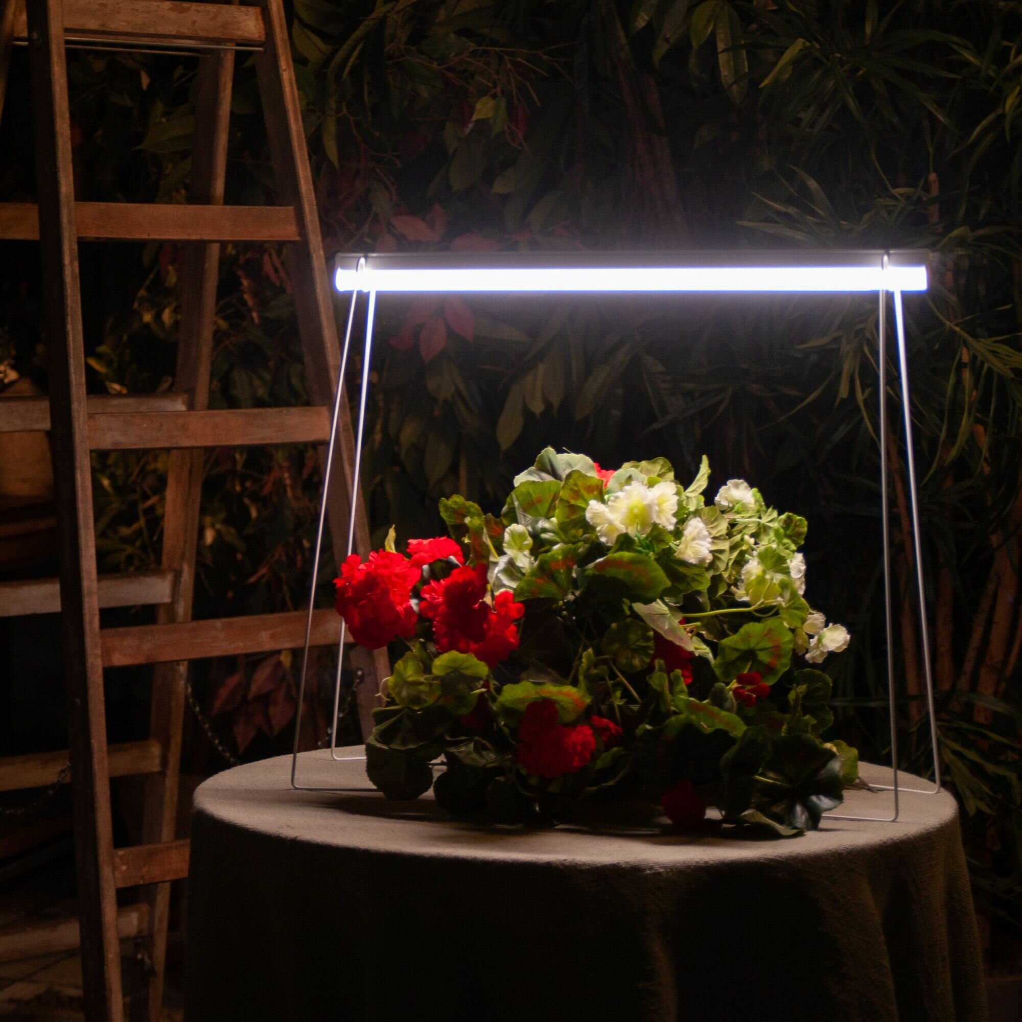 Подставка металлическая для светильника для растений Uniel 800х220х110мм настольная