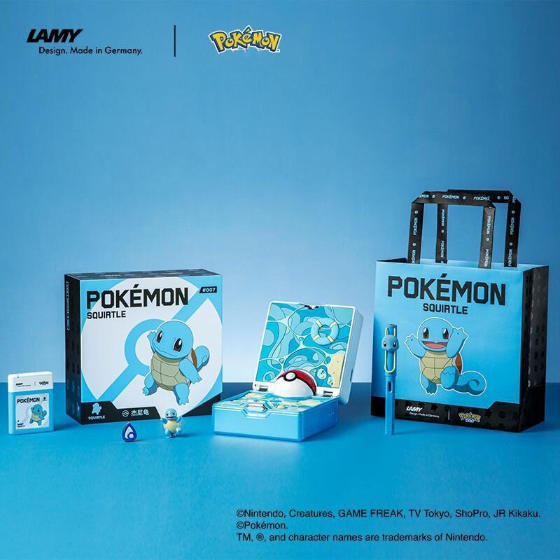 Ручка для каллиграфии LAMY safari Pokemon F, blue -JU