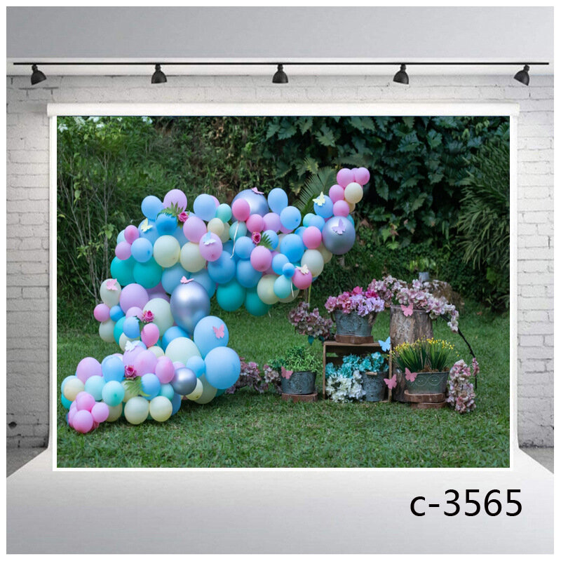 Зарубежная торговля Детский баннер на день рождения Фон для фотографий Детская ванночка Украшение на сто дней Зарубежная торговля Висячая ткань