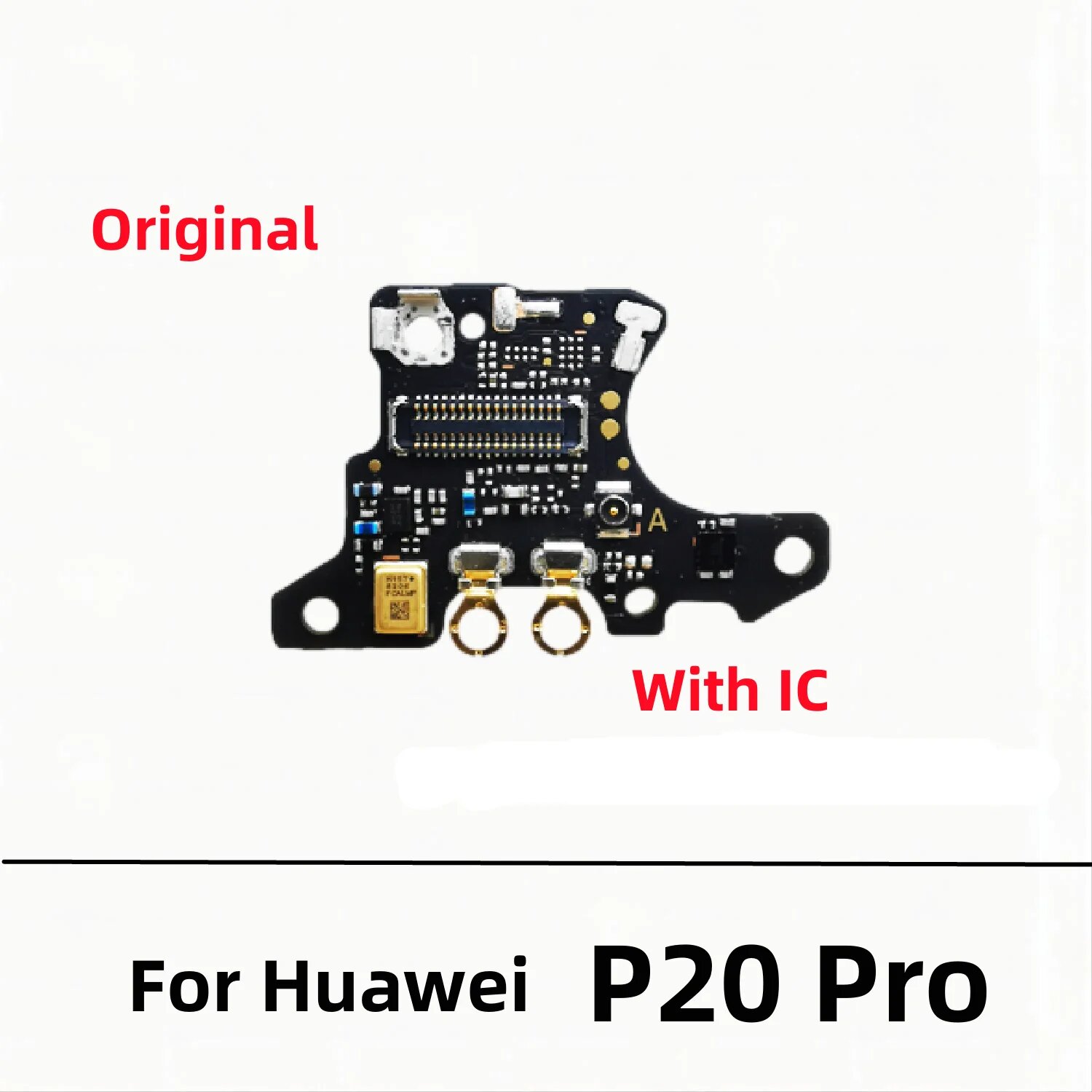 Оригинальное USB-зарядное устройство, док-станция, разъем для микрофона, порт для зарядки, гибкий кабель для Huawei P20 P30 Pro For P20 Pro Mic