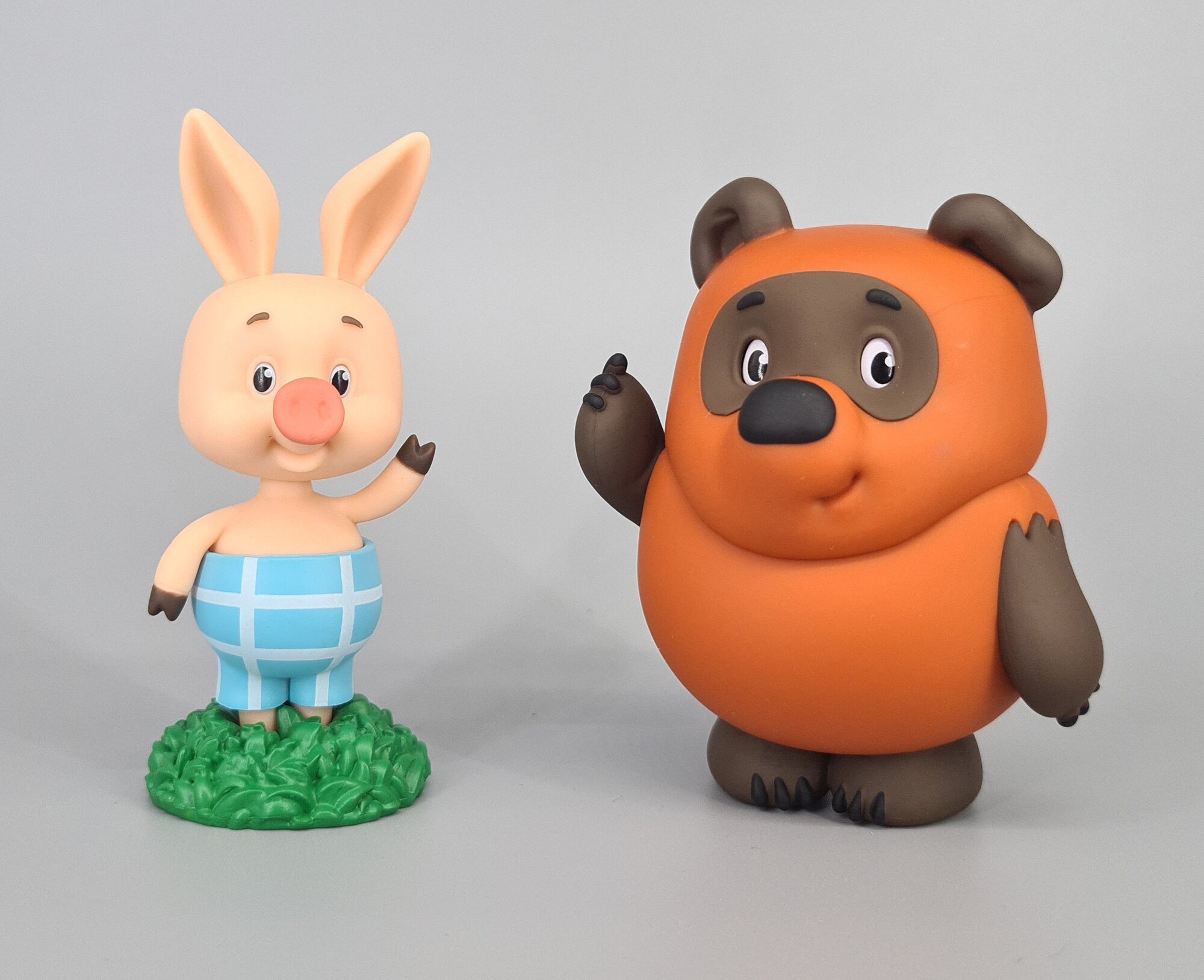 Фигурки винни ПУХ и пятачок коллекционная серия союзмультфильм, 2025 г