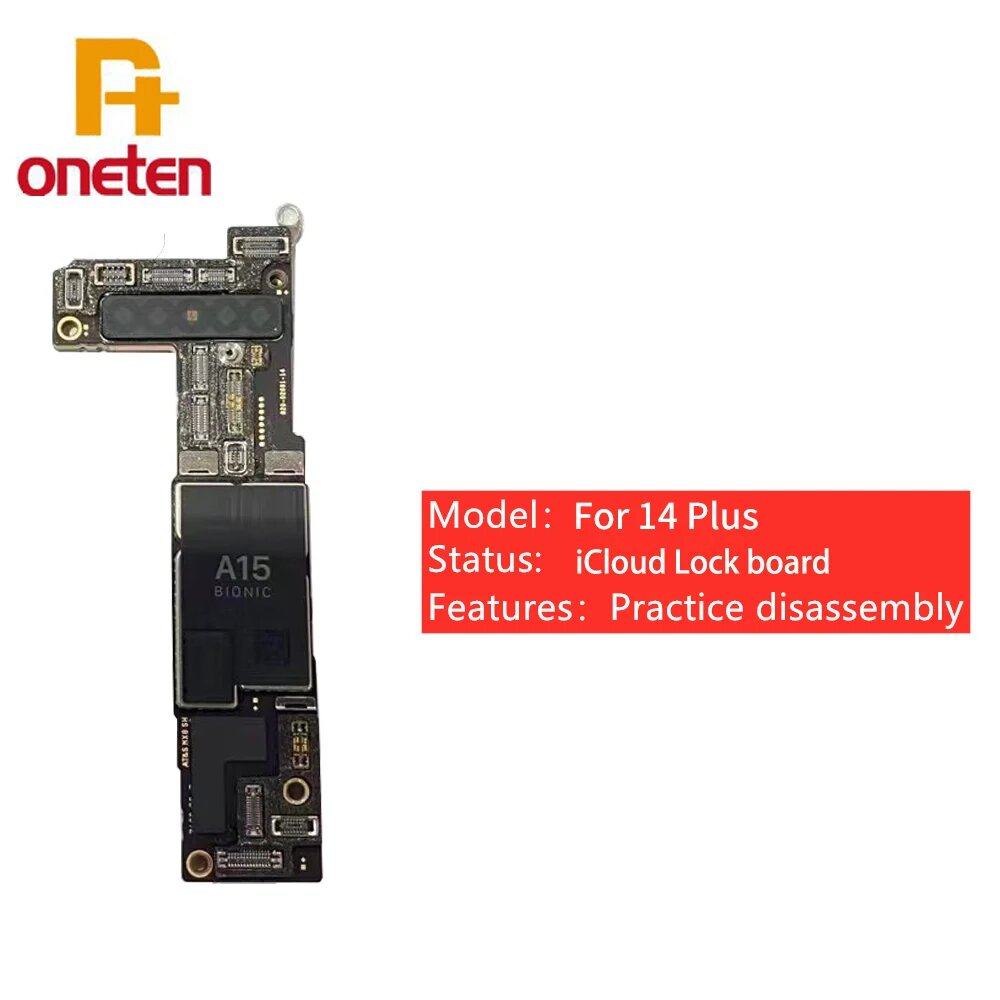 Блокированная материнская плата для iPhone 12 13 14 15 Pro Max oneten 14Plus Locked Board