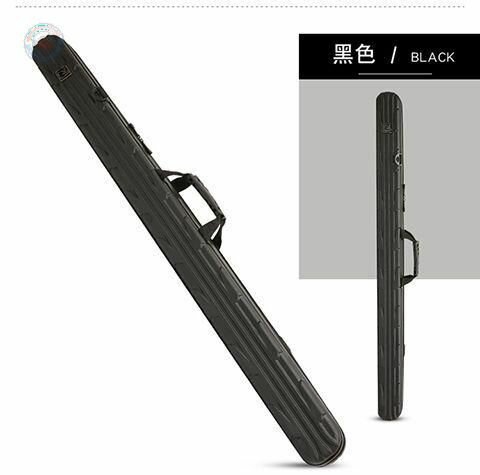 Чехол для удочек и спиннинга 145 см, жесткий чехол для рыболовных снастей с катушками, удобная сумка для хранения и транспортировки