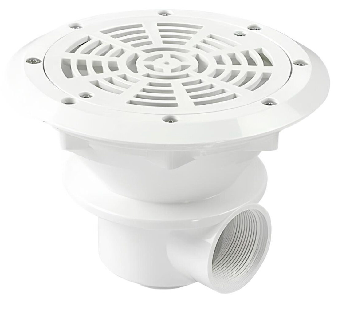 Донный слив Emaux EM2837, ABS-пластик, для готовых бассейнов, универсальный монтаж