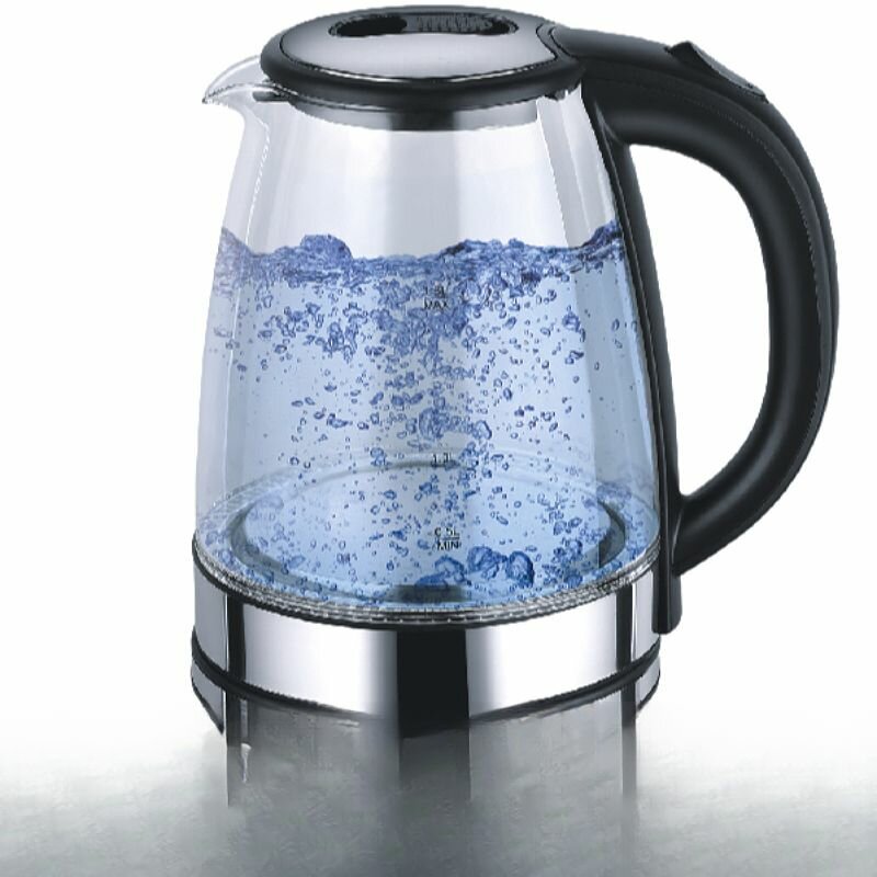 Электрический чайник темно-синий