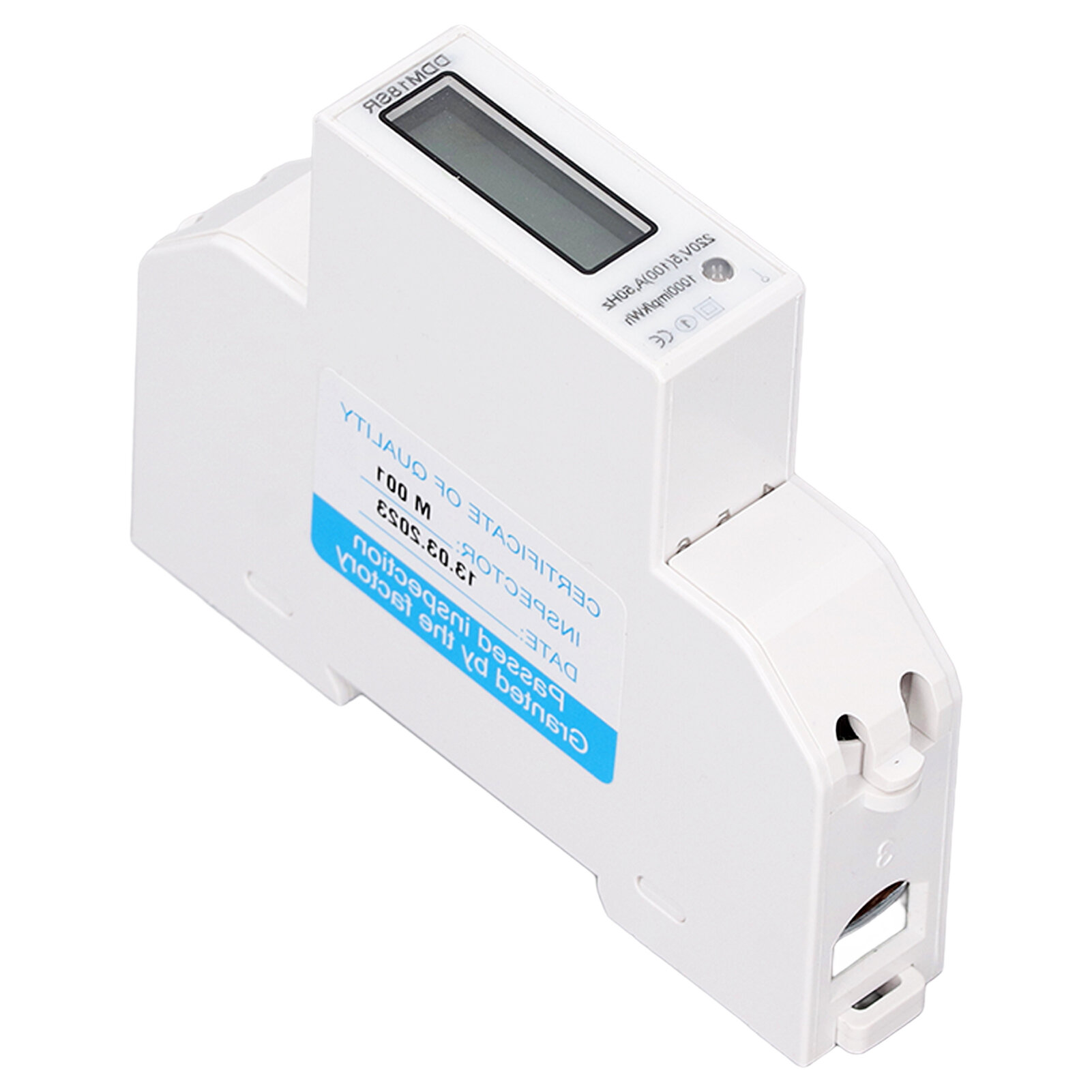 Счетчик электроэнергии DC220V с ЖК-дисплеем, водонепроницаемый IP51, пульт дистанционного управления RS485, однофазный, монитор потребления электроэнергии 5‑100A